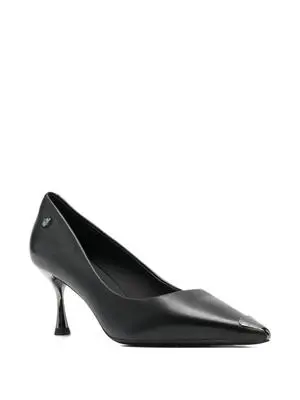 CULT Metal-heel Leather Pumps