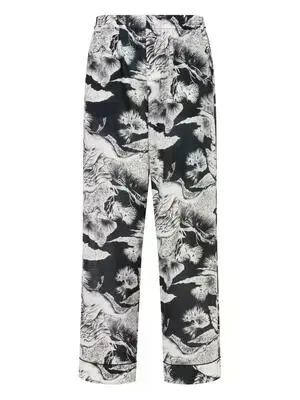 Moschino Black Wash Pants For Men