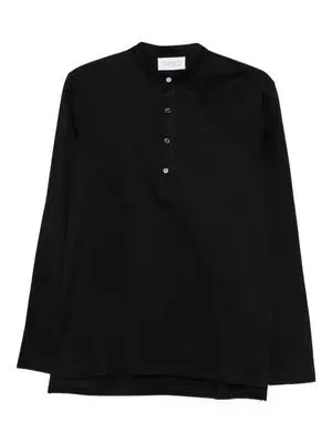 TOKYO Buttoned Long-sleeved Polo Shirt