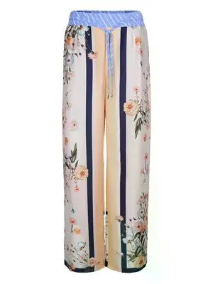Liu Jo Floral-pattern Palazzo Pants