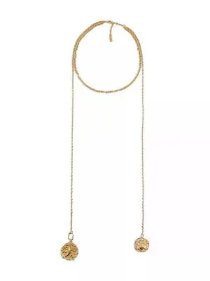 Chloé Medallion Necklace - Gold