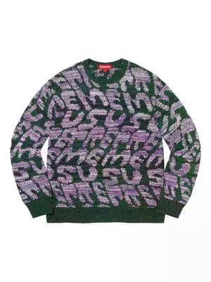 Supreme Patterned Sweater - Green