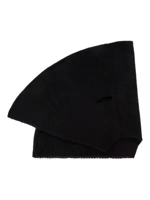Issey Miyake Ribbed Scarf - Black