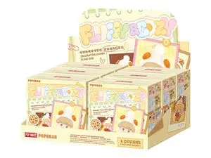 POP MART Pop Bean Fluffy & Cozy Series Decorative Charm Sealed Case - Multicolor