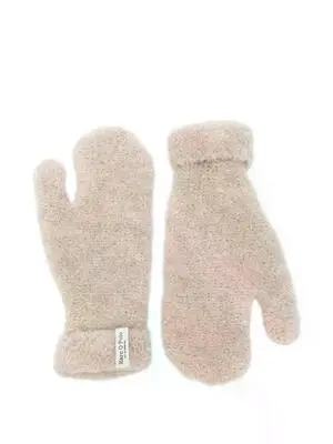 Marc O'polo Turn-up Cuffs Mittens - Neutrals