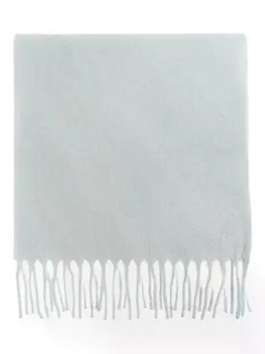 Issey Miyake Fringed Scarf - Blue