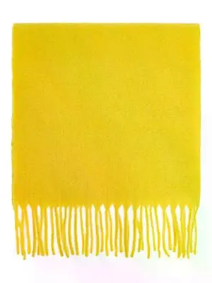 Issey Miyake Fringed Scarf - Yellow