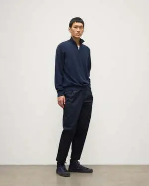 Johnstons Of Elgin Classic Cashmere Zip Neck Jumper