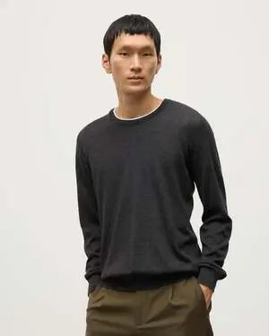 Johnstons Of Elgin Superfine Cashmere Jumper - Grey