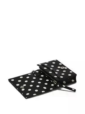 GANNI Polka-dot Logo-charm Wallet