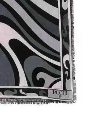 Emilio Pucci Fringed Scarf