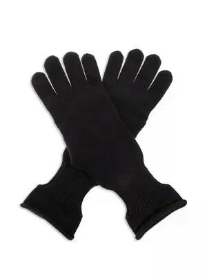 Issey Miyake Cut-out Knitted Gloves