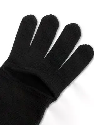Issey Miyake Cut-out Knitted Gloves