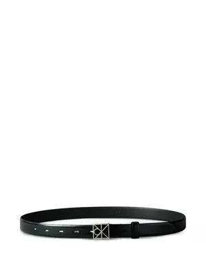 Calvin Klein Logo-buckle Belt - Black