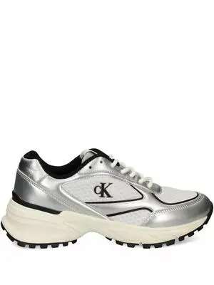Calvin Klein Silver Tone Shoes For Women