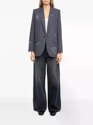 Zadig&Voltaire Embellished Single-breasted Blazer