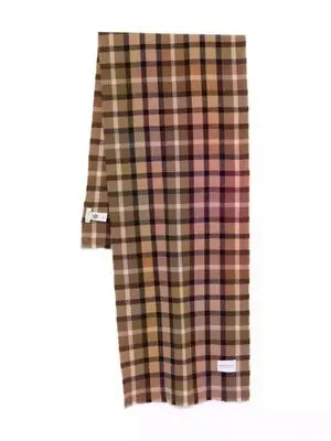 Marc O'polo Checked Scarf - Neutrals