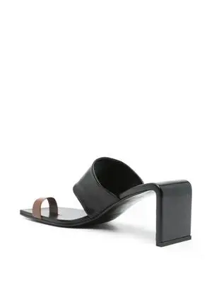 JIL SANDER 75mm Leather Mules