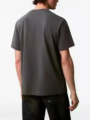 Calvin Klein Logo-embroidered T-shirt - Grey