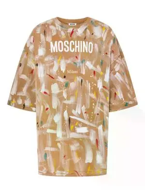 Moschino Printed Organic Cotton Jersey T-shirt