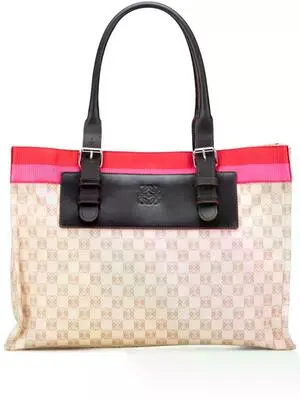 Loewe 2004 Anagram Canvas Tote Bag