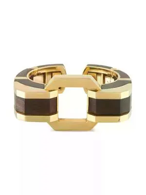 David Webb Geometric Cuff Bracelet - Gold