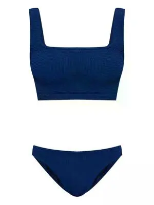 Hunza G Xandra Crinkle Coverage Bikini - Blue
