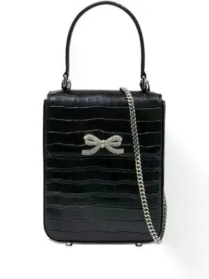 SELF-PORTRAIT Mini Bow-embellished Shoulder Bag