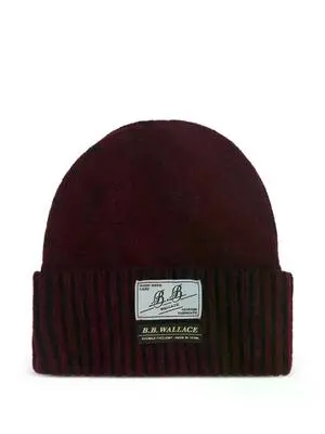 B.B. WALACE Logo Patch Beanie