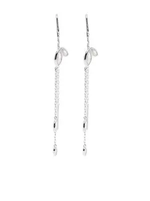 MARIA BLACK Swift 04 Chain Earrings - Silver