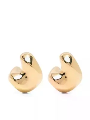 MARIA BLACK Saddle Medium Earrings - Gold