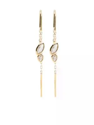 MARIA BLACK Swift 01 Chain Drop Earrings - Gold