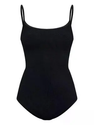 Hunza G Coverage Pamela Crinkle Swimsuit - Black