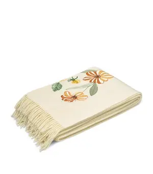 Loretta Caponi Virgin Wool Giardino Throw