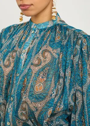 Etro Patterned Silk Blouse