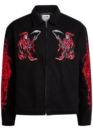 WARREN LOTAS Dueling Reaper Printed Jacket