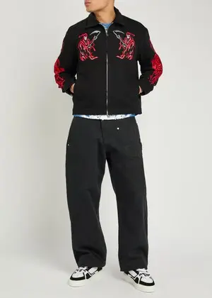 WARREN LOTAS Dueling Reaper Printed Jacket
