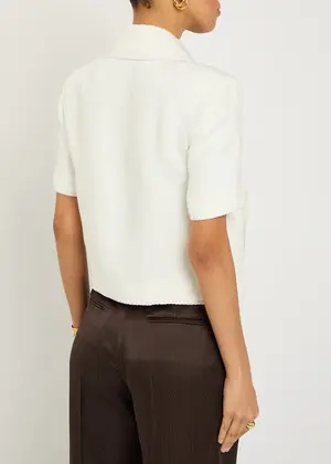 Etro Embroidered Linen Jacket - Ivory