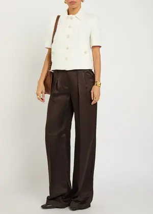Etro Embroidered Linen Jacket - Ivory