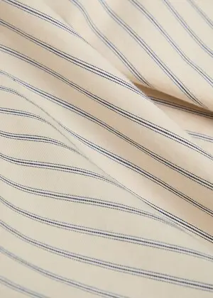 Oliver Peoples Conduit Striped Cotton Shirt - Ecru