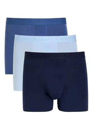 Polo Ralph Lauren Stretch-cotton Trunks - Blue