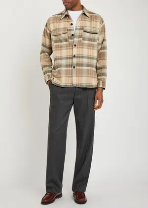 Oliver Peoples Penryn Plaid Flannel Shirt