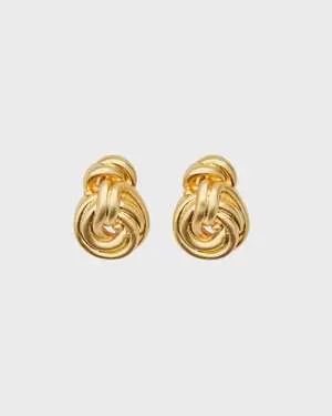 JULIETTA Knot Earrings - Gold