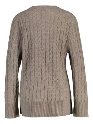 Gant Cable-knit Crew-neck Sweater