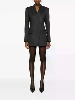 Alexander Wang Fitted Wool Blazer Mini Dress - Grey