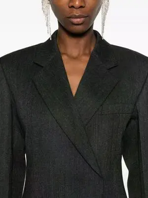 Alexander Wang Fitted Wool Blazer Mini Dress - Grey