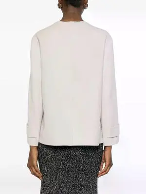 Max Mara Pocket Button Jacket - Neutrals