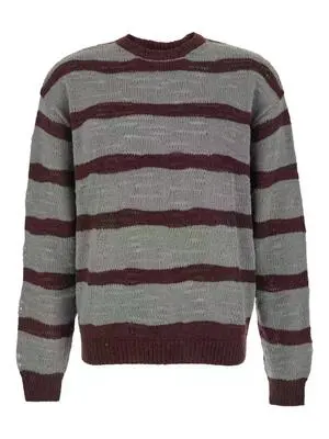 COOR Striped Crew-neck Sweater