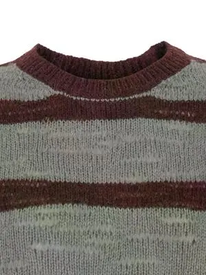 COOR Striped Crew-neck Sweater