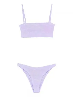 Hunza G Gigi Square-neck Bikini - Purple